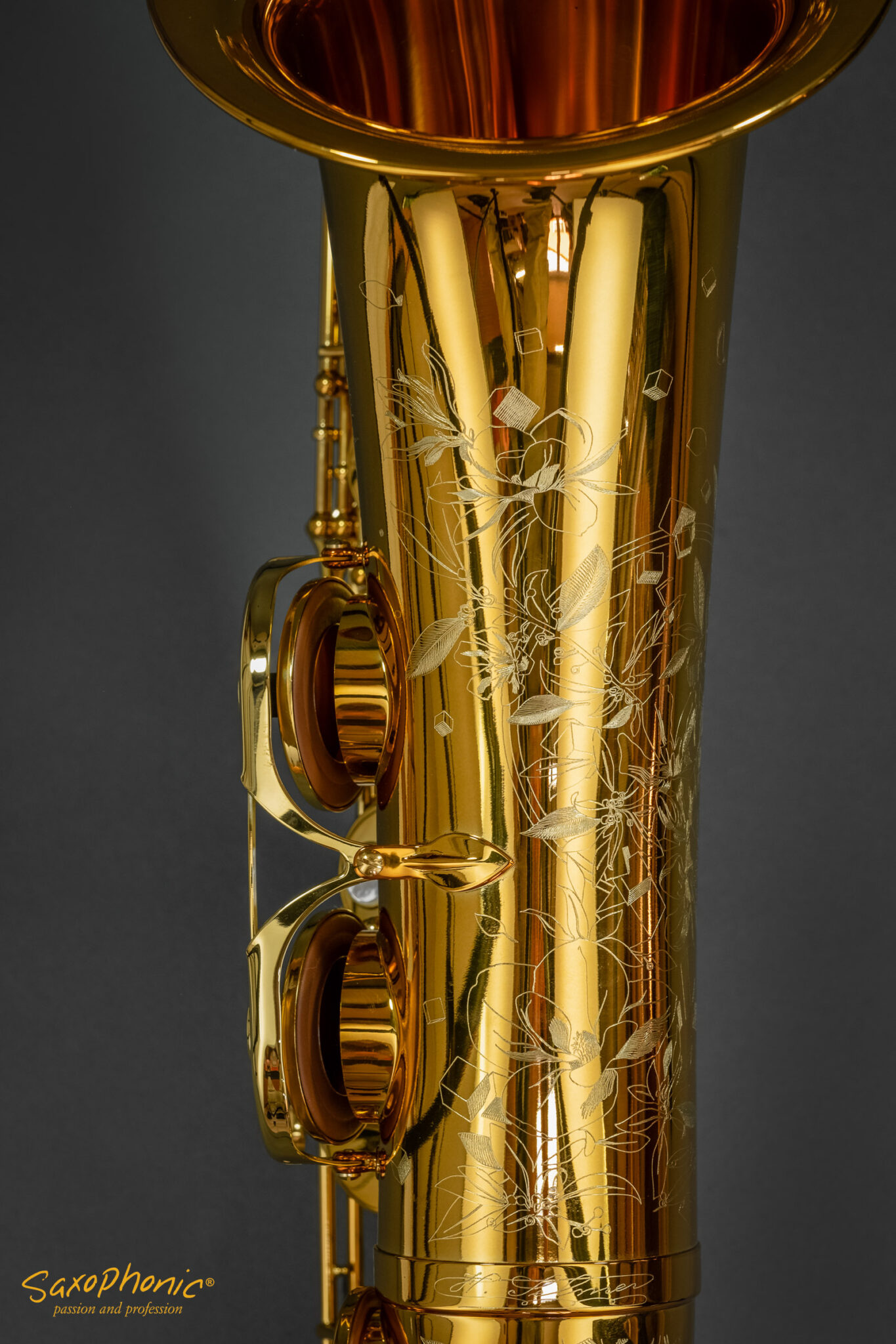 **Vorrätig** Tenorsaxophon Henri SELMER Paris SUPREME, dunkler Goldlack ...