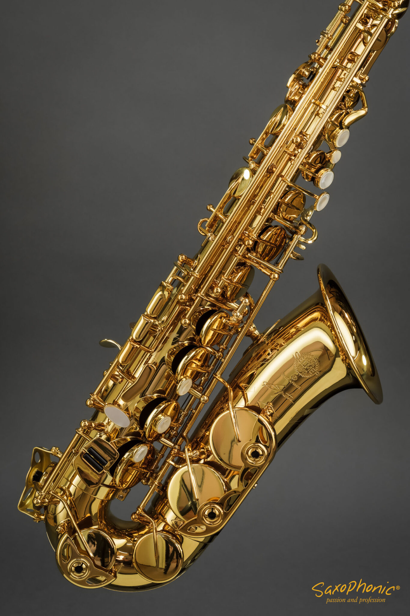 Altsaxophon Henri SELMER Paris Signature, dunkel gold lackiert ...