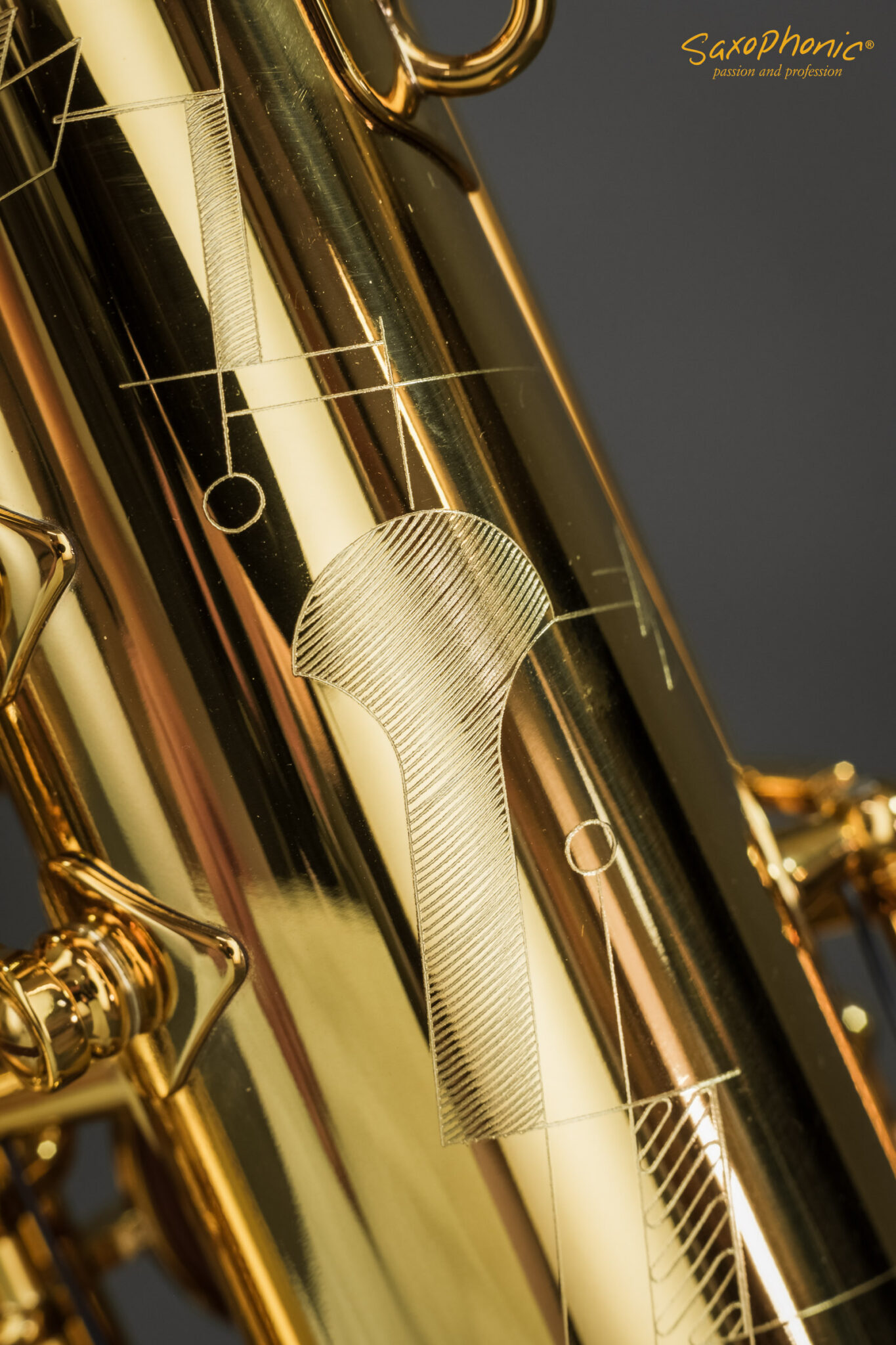 **Vorrätig** Tenorsaxophon Henri SELMER Paris Signature, dunkel gold ...